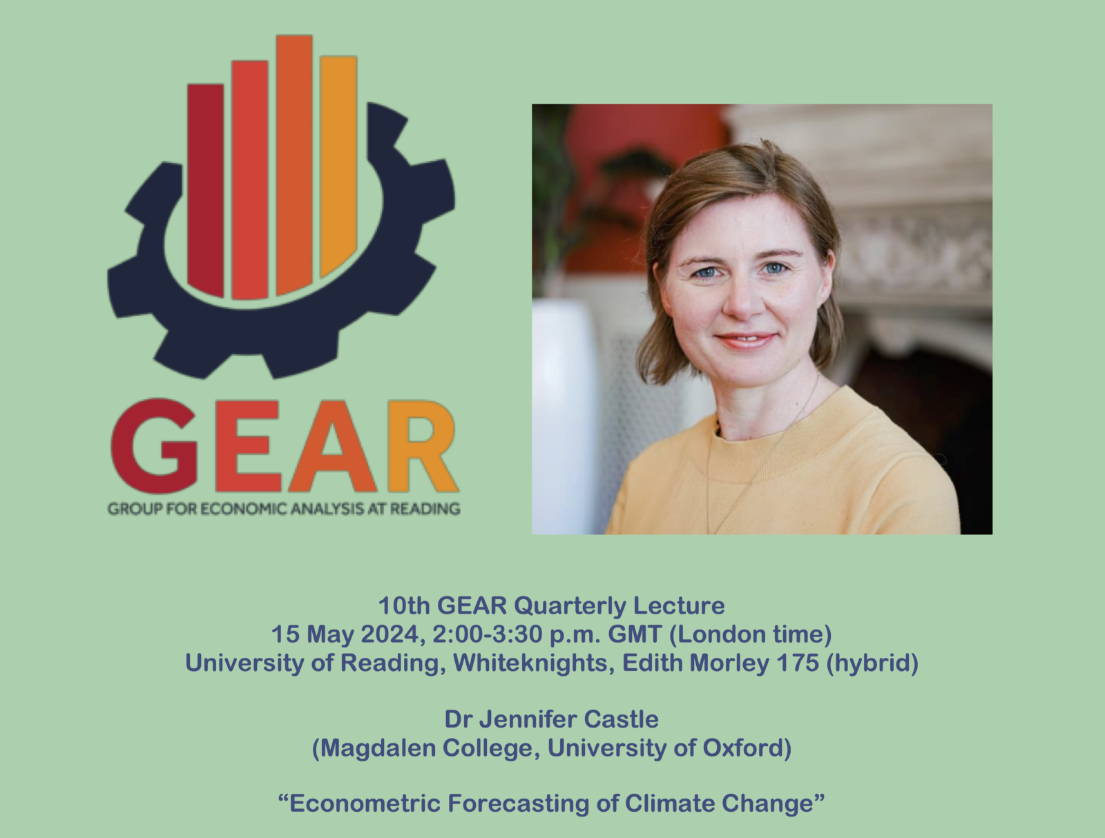LECTURE: 10th GEAR Quarterly Lecture – Money Macro and Finance Society